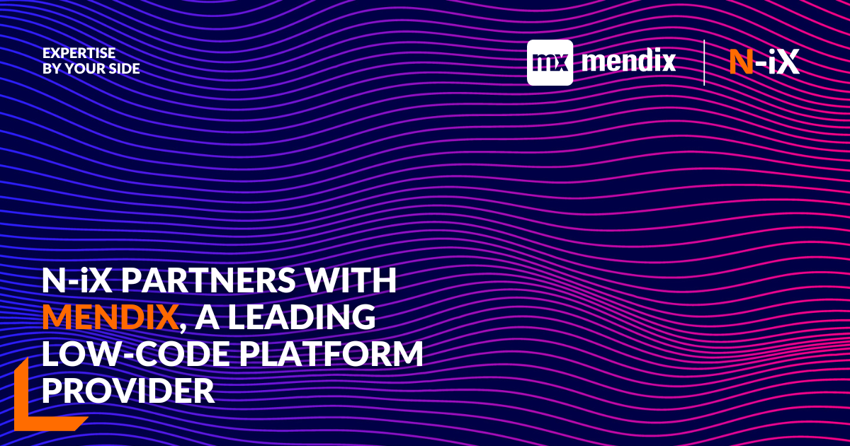 N-iX partners with Mendix, a leading low-code platform provider