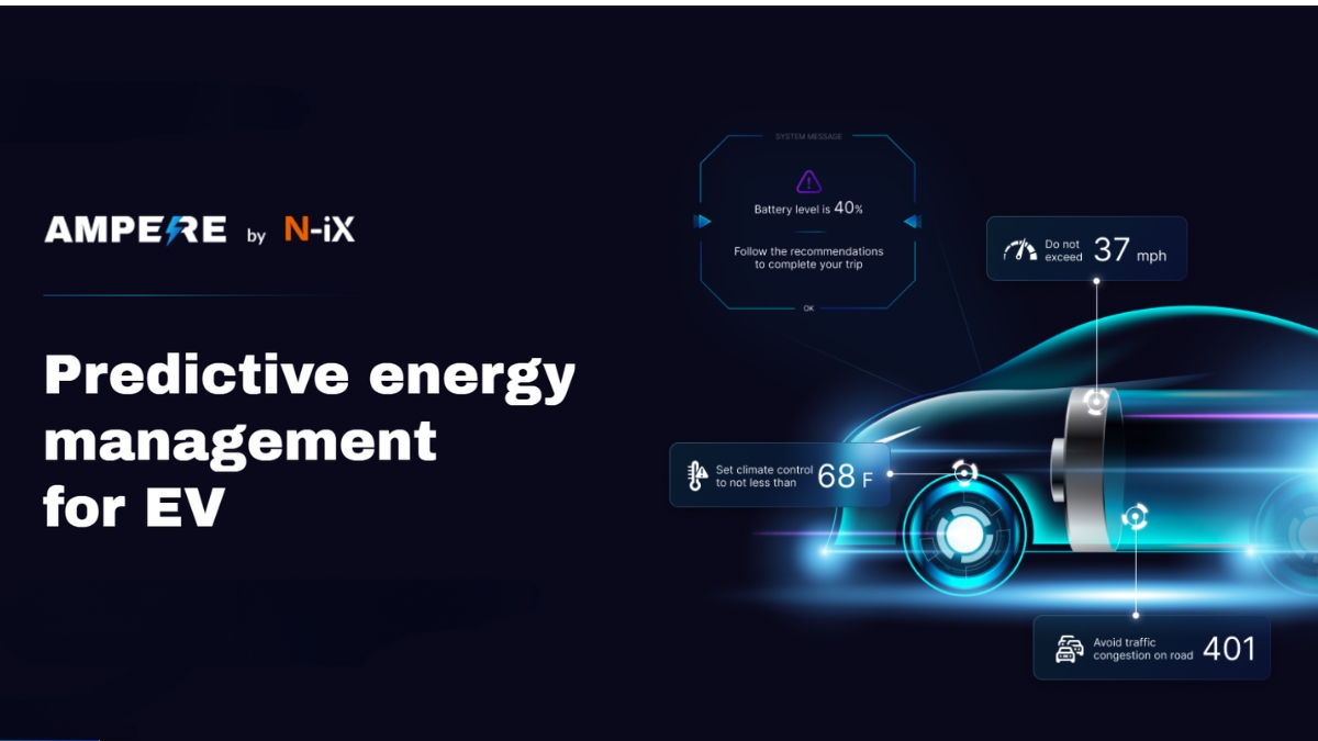 Ampere by N-iX. Predictive energy Management for EV