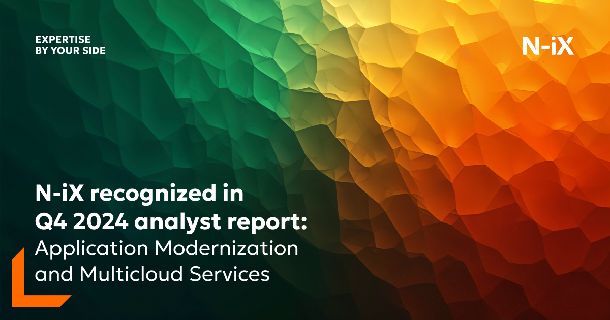 N-iX recognized for Application Modernization services