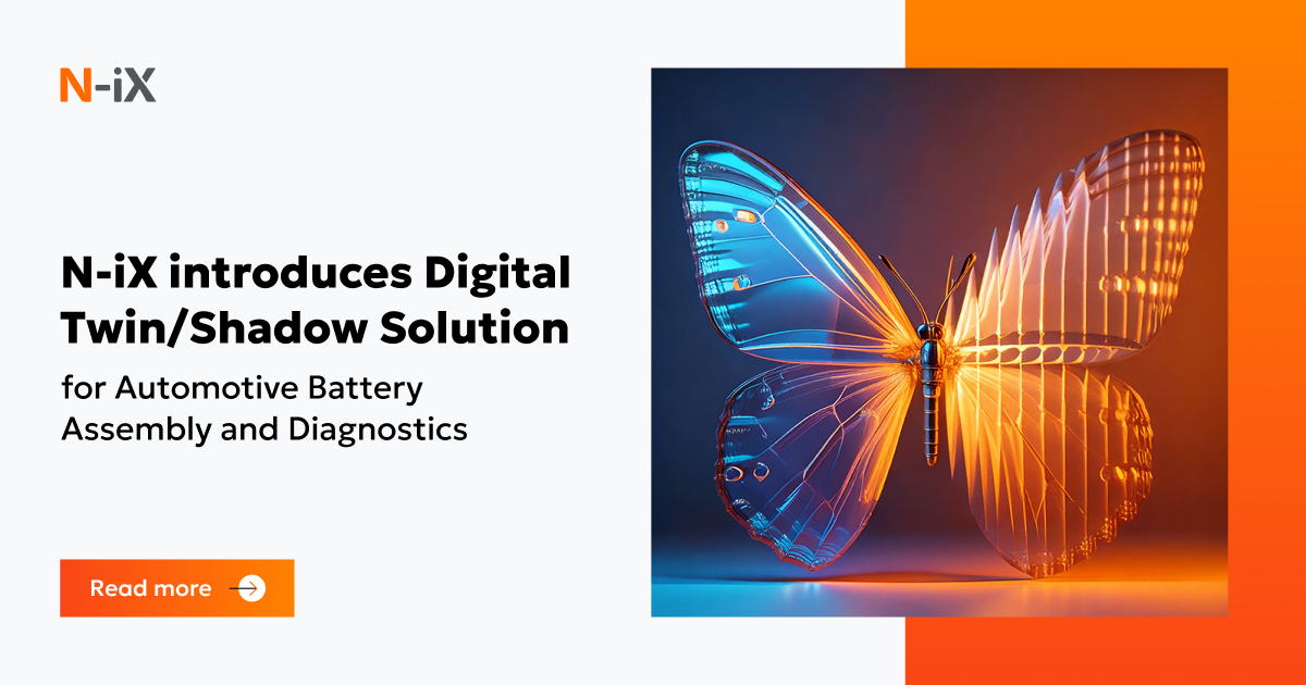 N-iX introduces robotic-based Digital Twin / Shadow Solution