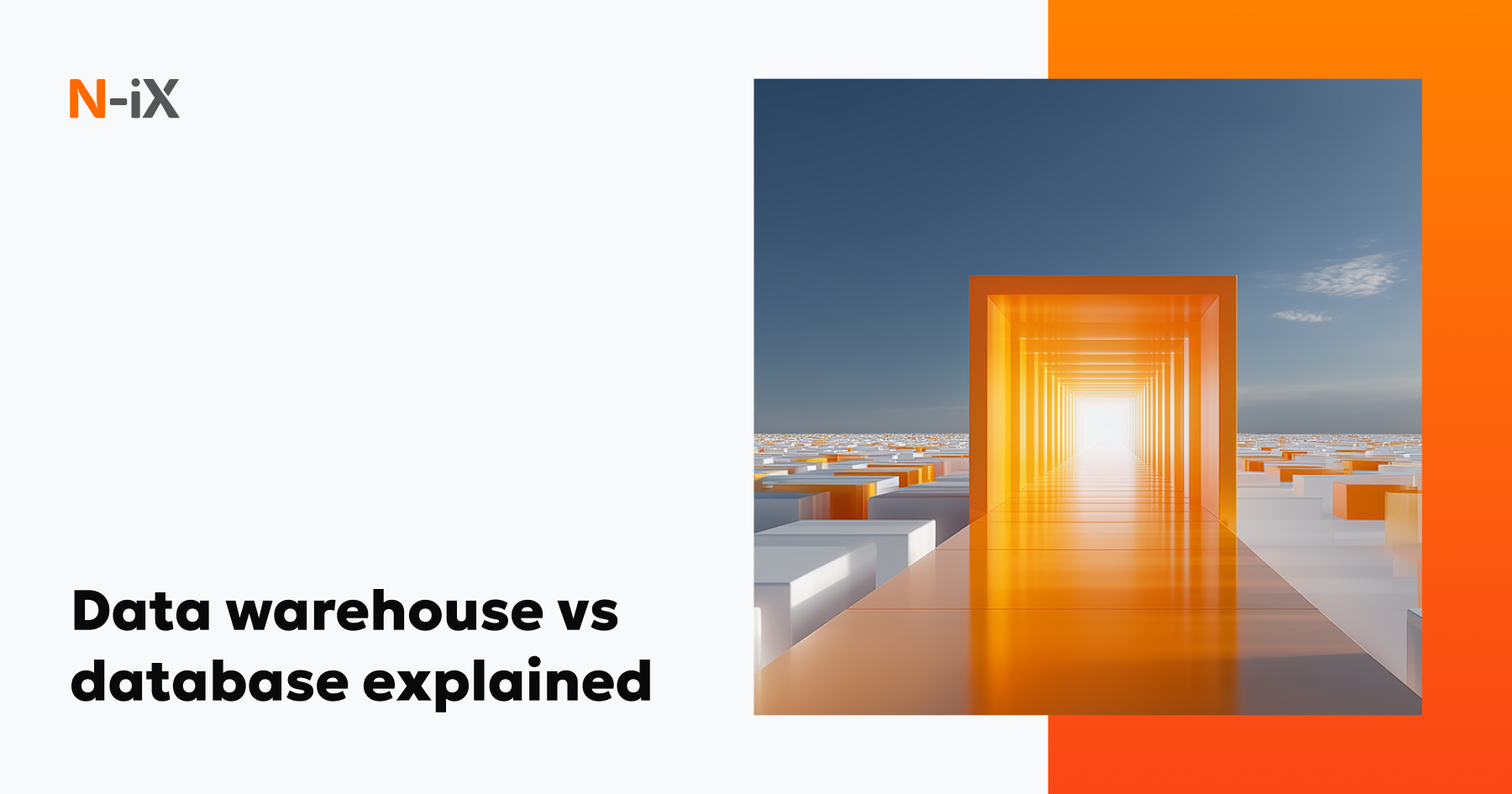 Data warehouse vs database: Key differences explained - N-iX